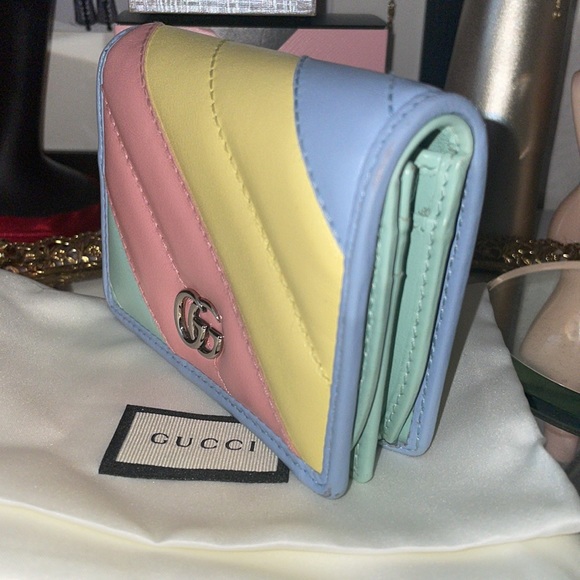 Gucci | Bags | Gucci Rainbow Wallet With Tags | Poshmark